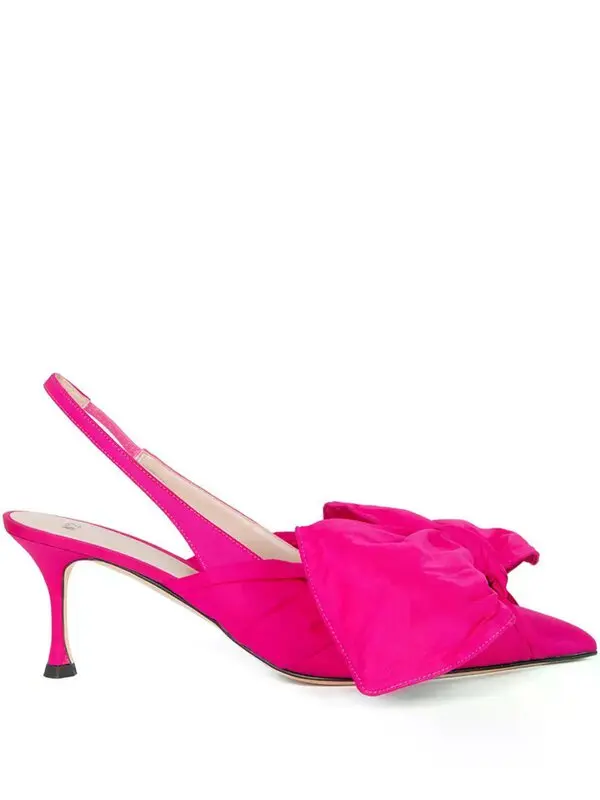 N°21 Bow-embellished Slingback Pumps