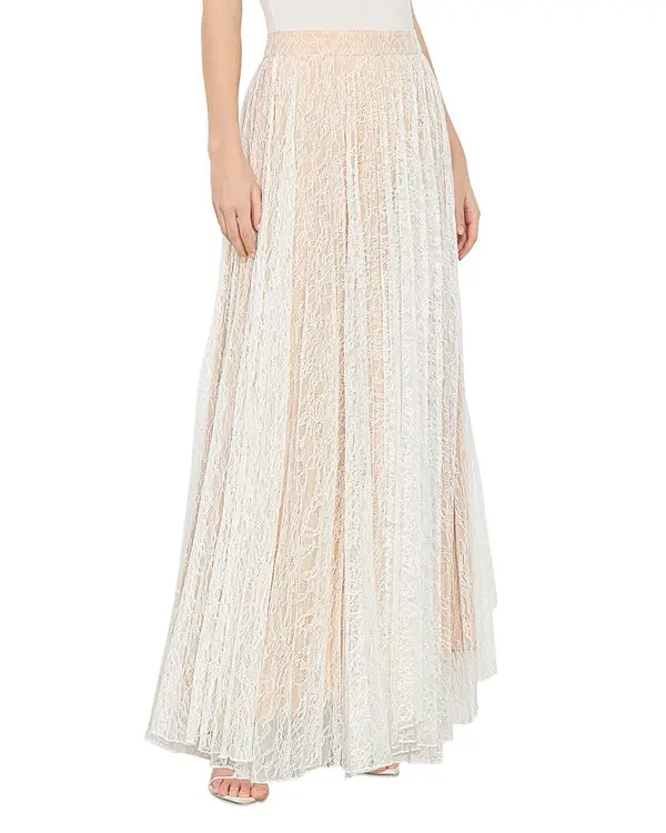 Alice + Olivia Katz Pleated Maxi Skirt