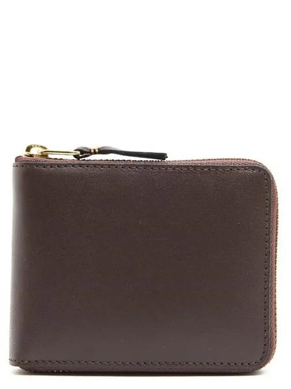 Comme Des Garçons Wallet 'classic Leather Line - Brown