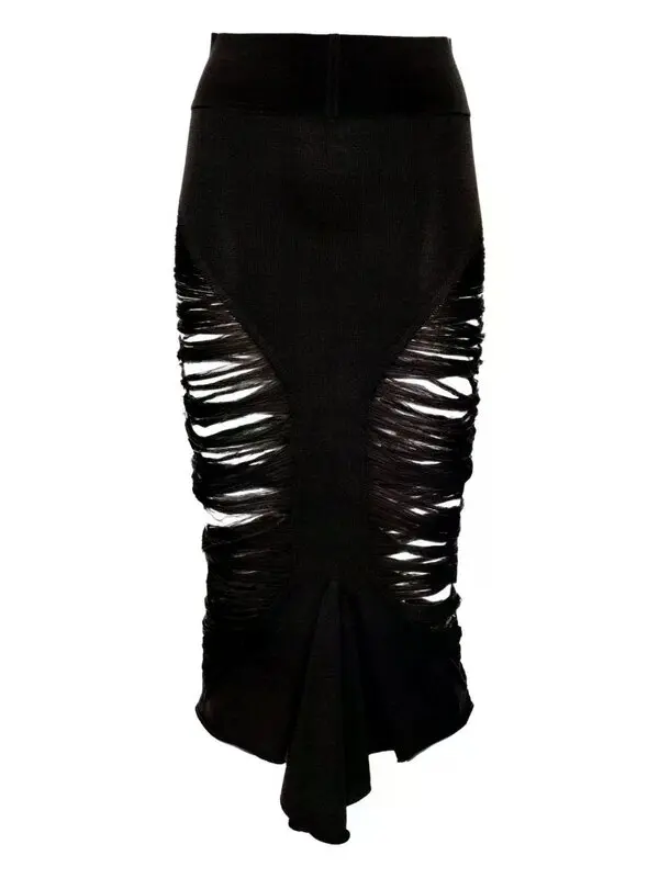 Rick Owens Tanja Midi Skirt - Black