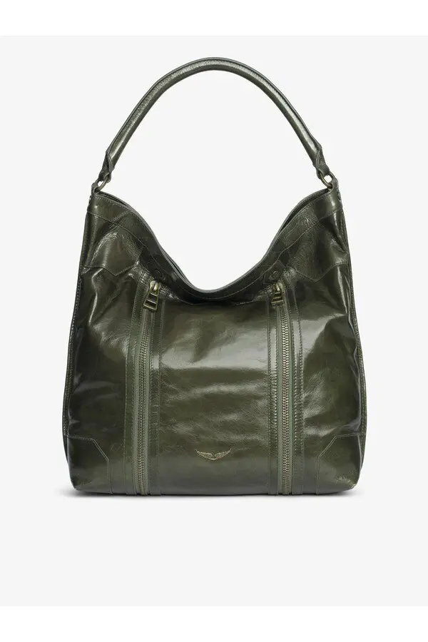Zadig&Voltaire Sunny Hobo Vintage Patent Bag - Red