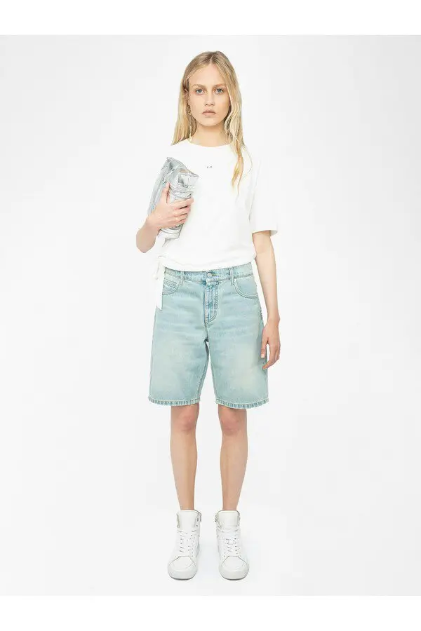 Zadig&Voltaire Edda Asymmetric T-shirt - White