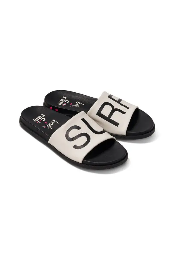 Beek Railibird Leather Slide Sandal