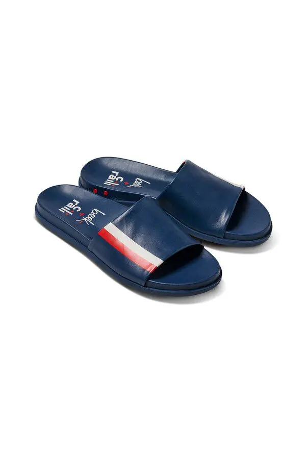 Beek Railibird Leather Slide Sandal
