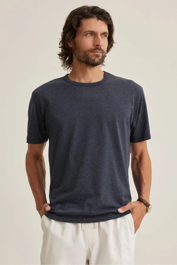 Velvet By Graham & Spencer Zander Tee - Navy