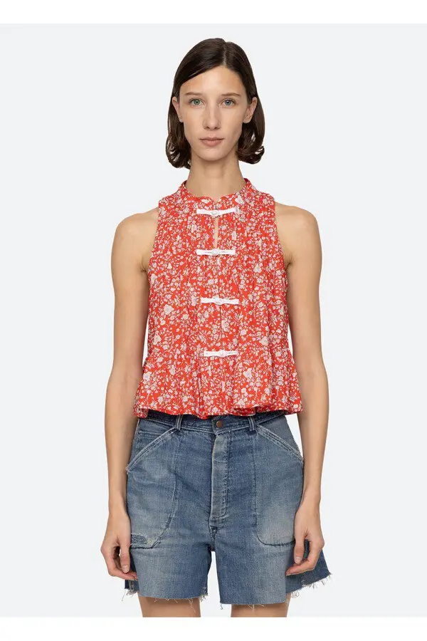 Sea Lucille Liberty Floral Tank Top