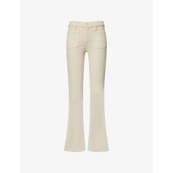 MOTHER The Patch Pocket Weekender Flared Jeans