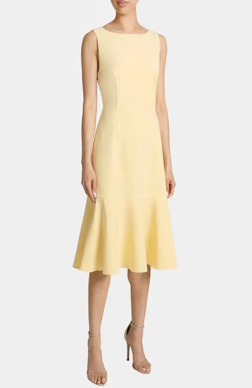 Santorelli Melissa Sleeveless Dress With Flared Skirt