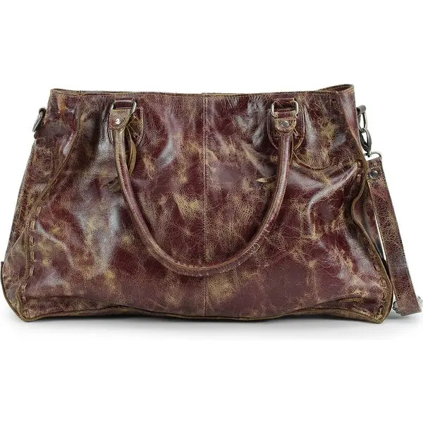 Bed Stu Rockaway Handbag - Cherry Lacquer Lux
