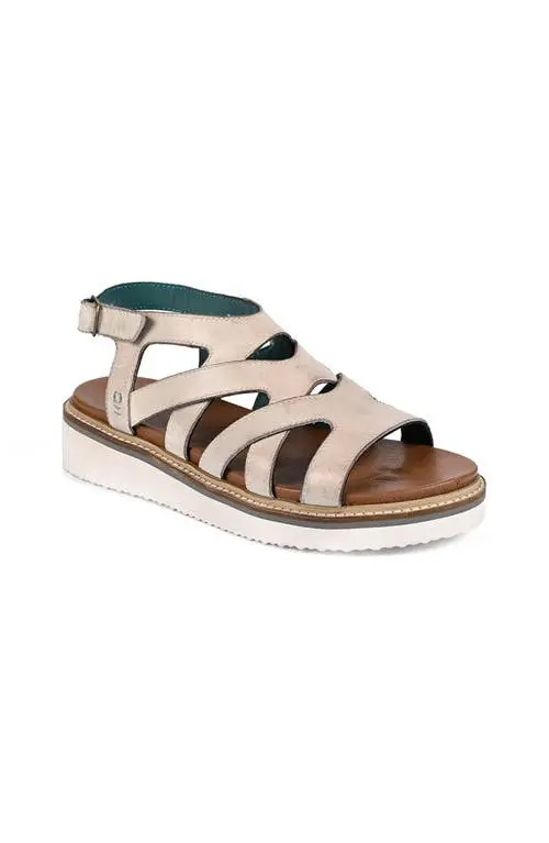 ROAN Centrist Leather Fisherman Sandals - Bone Hd