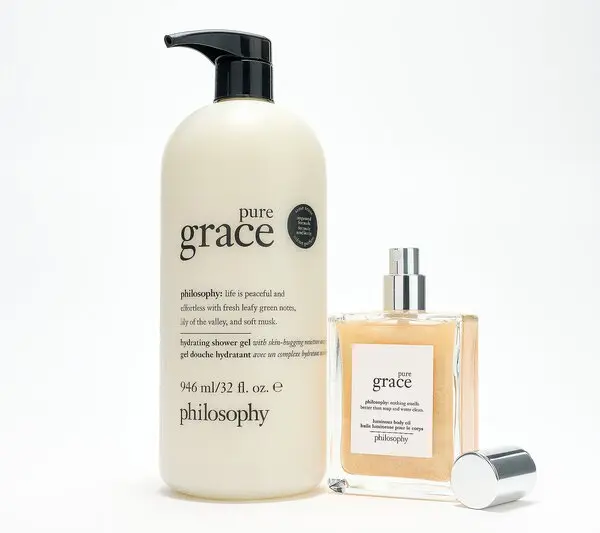 PHILOSOPHY 32oz Grace Shower Gel & 4oz Luminous Body Oil - One-color