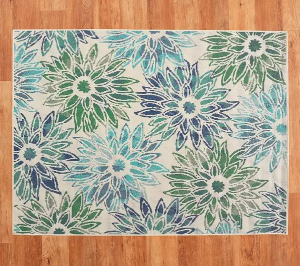 ULTIMATE INNOVATIONS BY THE DEPALMAS Ultimate Innovations Hummingbird Garden 7'10' X 10'10' Rug