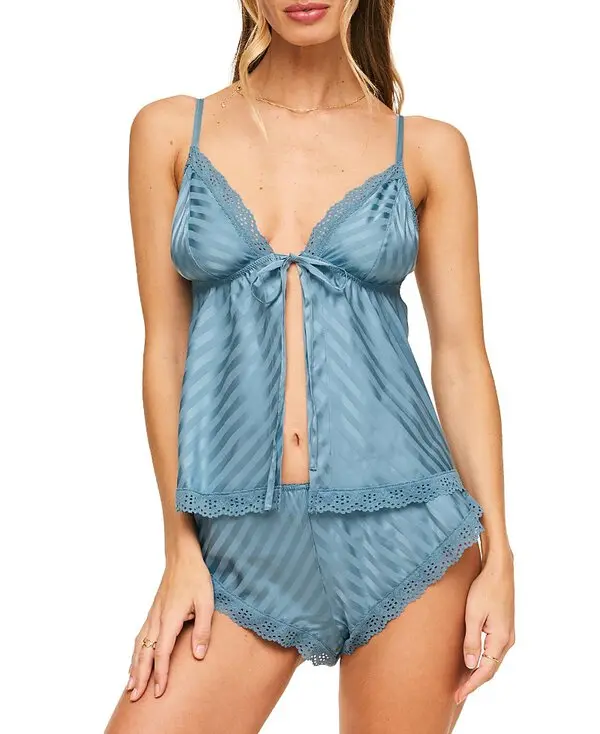 ADORE ME Cami & Shorts Lingerie Set - Medium Blue