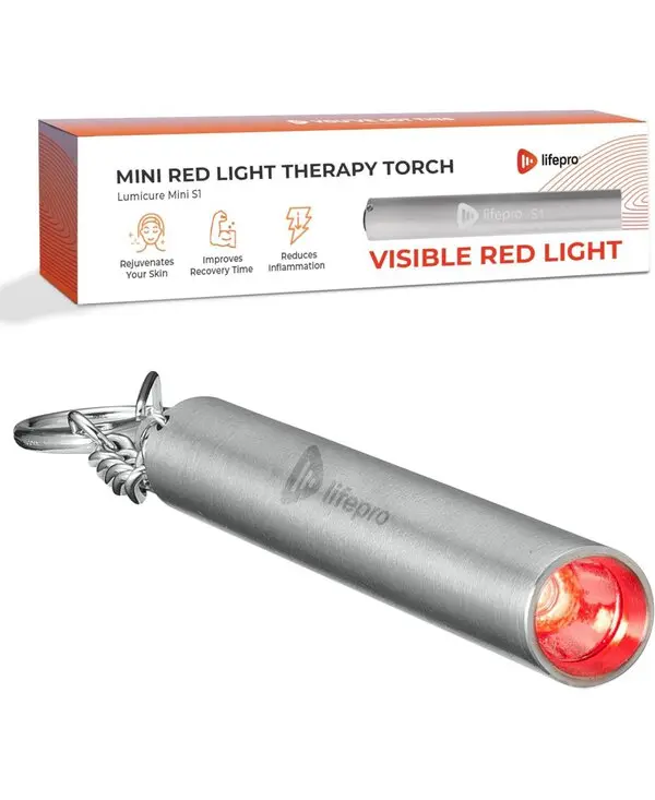 LIFEPRO Infrared & Red Light Therapy Device &#x2013; Portable Near Infrared Light For Joint & Muscle Pain Relief &#x2013; Compact Design For Body & Fa - No Color