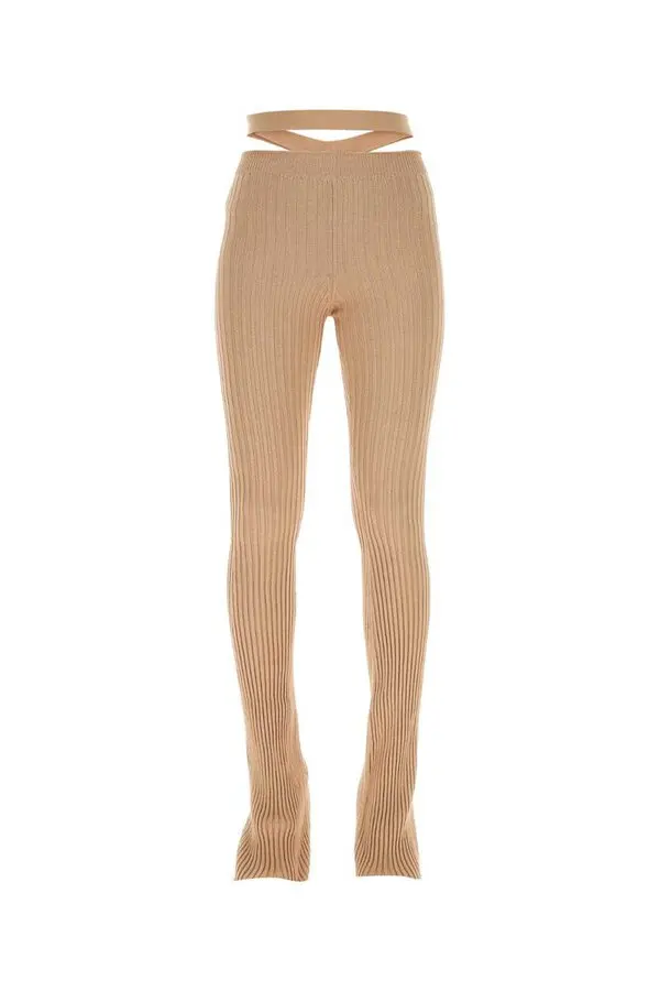 ANDREĀDAMO Stretch Viscose Blend Pants