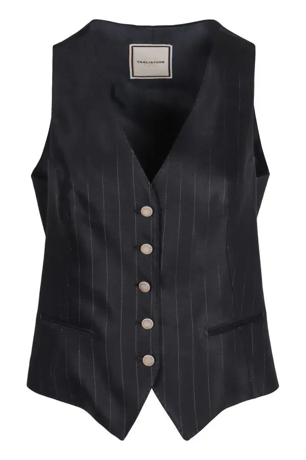 Tagliatore Single-breasted Vest - Blue
