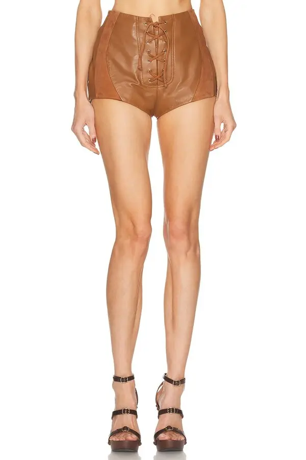 Retrofete Agda Suede Short