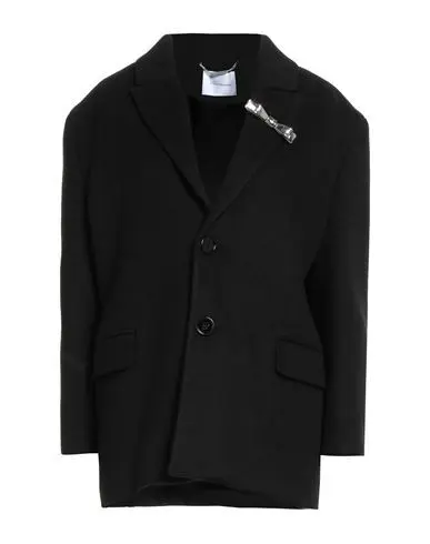 Blumarine Single-breasted Coat With Appliqués