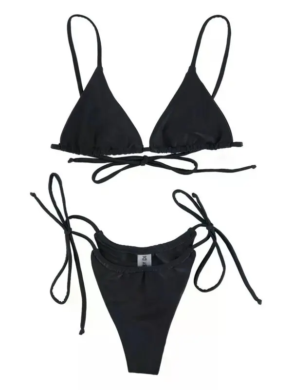 SWIM BY DI Triangle-cup Bikini - Black