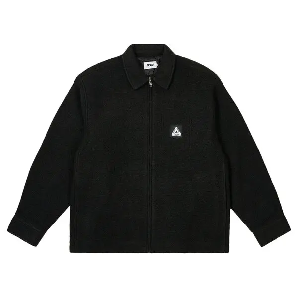 PALACE Wooly Zip Jacket - Black