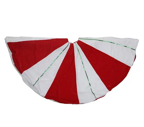 NORTHLIGHT Peppermint Twist Christmas Tree Skir T 48