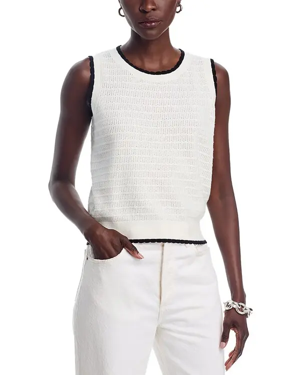 SIONI Sleeveless Sweater Top
