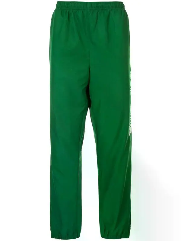 Supreme Spellout-embroidered Track Pants - Green