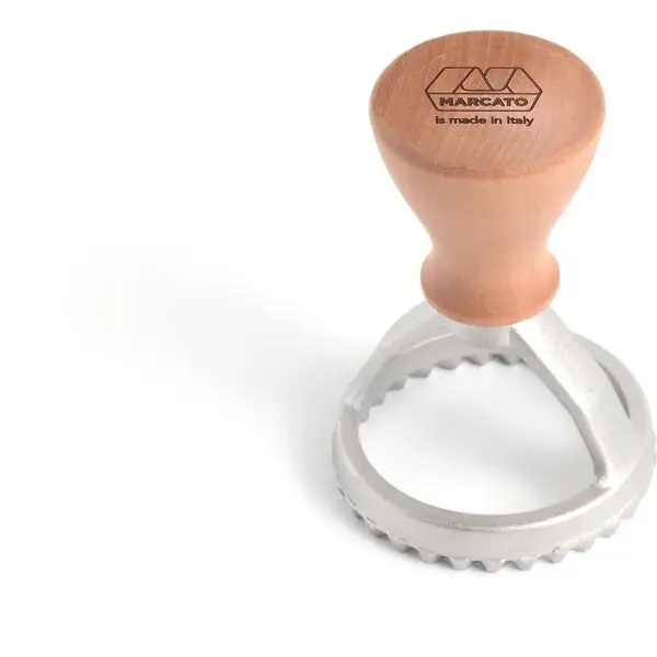 MARCATO Classic Ravioli Maker Stamp, Round