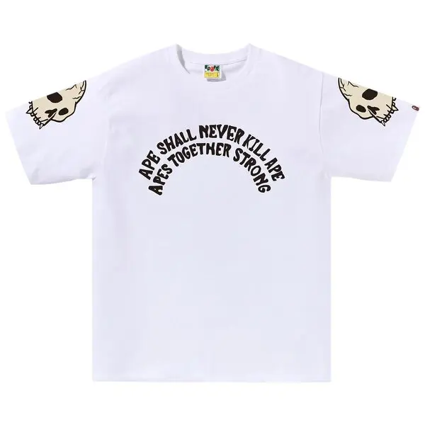 BAPE Souvenir Skull Tee - White