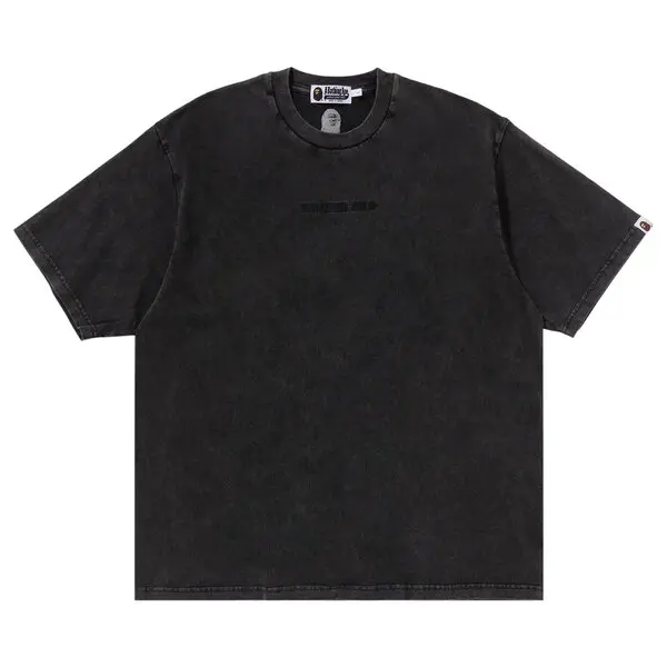 BAPE Bathing Ape Logo Relaxed Fit Tee - Black