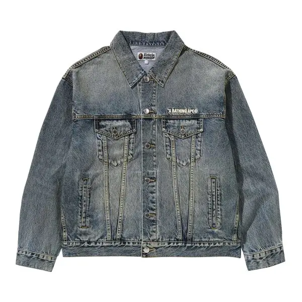 BAPE Denim Trucker Jacket - Blue