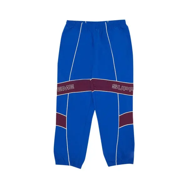 Supreme Jacquard Panel Track Pant 'royal - Blue