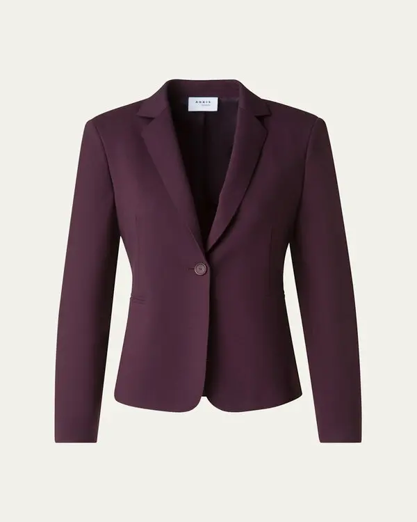 Akris Single-button Viscose Jersey Jacket