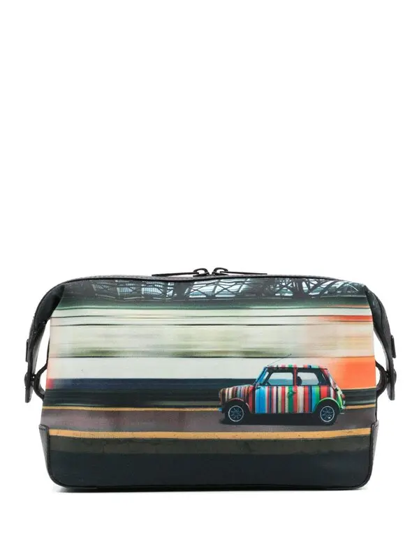 Paul Smith Road-print Wash Bag - Nted