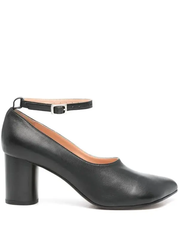 NICCOLO PASQUALETTI Obliqua Block Heel Pumps