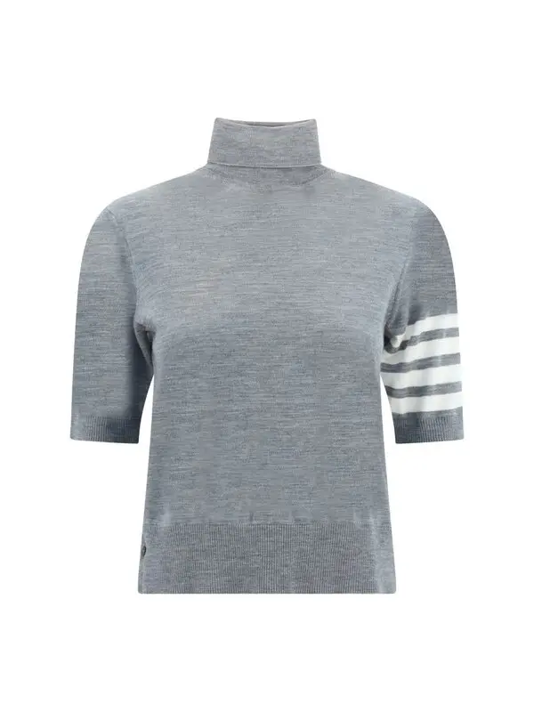 Thom Browne Turtleneck Sweater - Grey