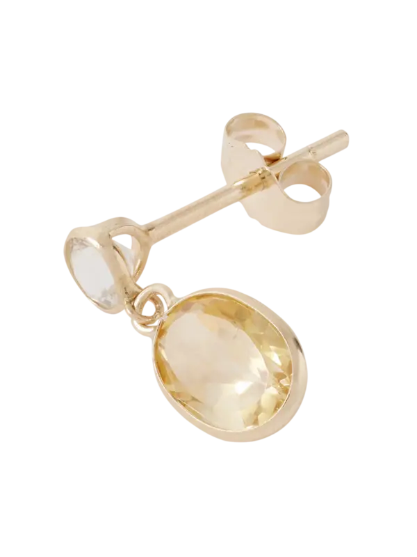 LOREN STEWART Sunny Sapphire And Citrine Single Earring