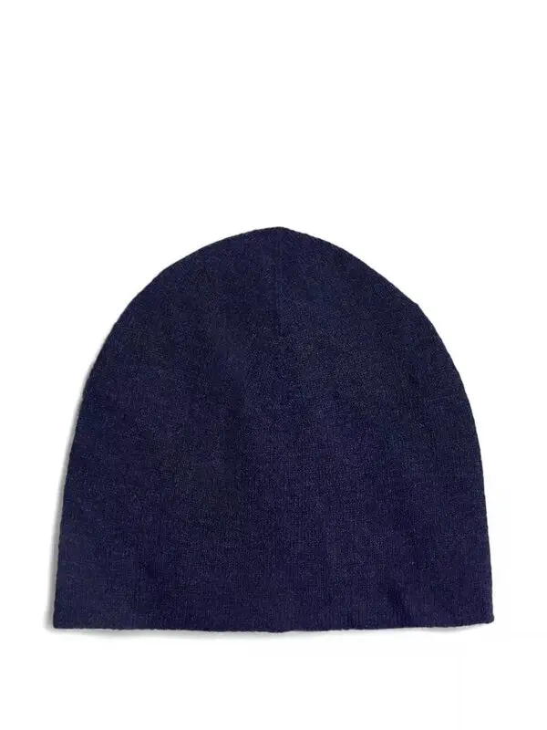 JIL SANDER Knitted Beanie - Blue