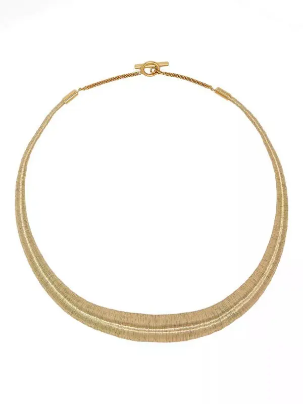 JIL SANDER Sculpted -tone Necklace - Gold