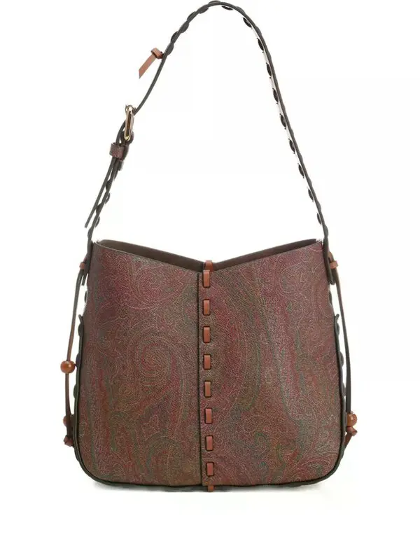 Etro Paisley-print Shoulder Bag - Brown