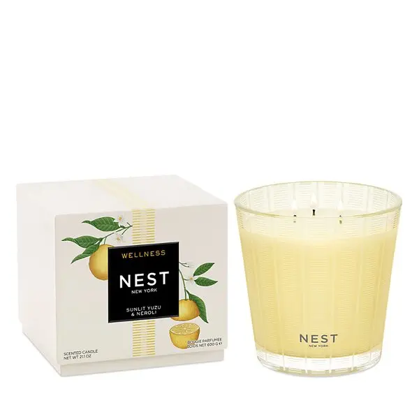 NEST NEW YORK Sunlit Yuzu & Neroli 3-wick Candle, 21.1 Oz