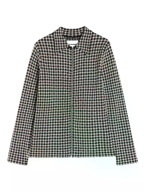 JIL SANDER Checked Shirt - Black
