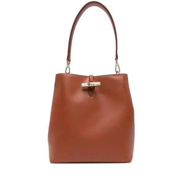 Longchamp Leather Handbag - Brown