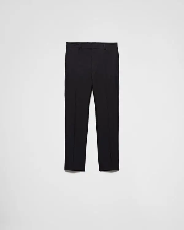 Prada Technical Cotton Trousers