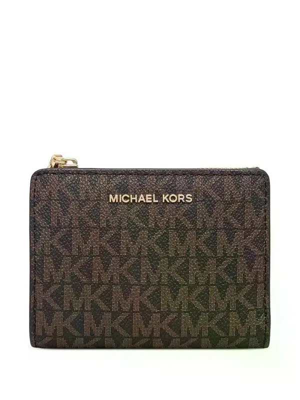 Michael Kors Logo-print Zip-around Wallet