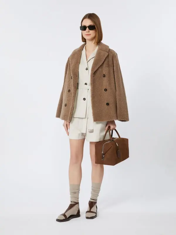 Max Mara Cotton Poplin Tailored Short - Ecru
