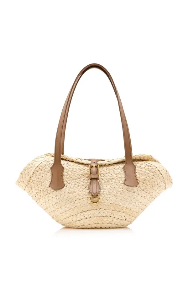 Dolce & Gabbana Woven Raffia Shoulder Bag