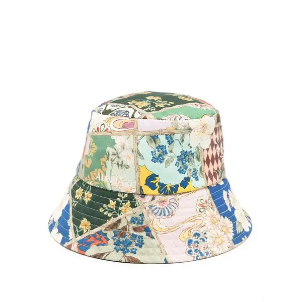 ALEMAIS Embroidered Cotton Cap - Multicolor