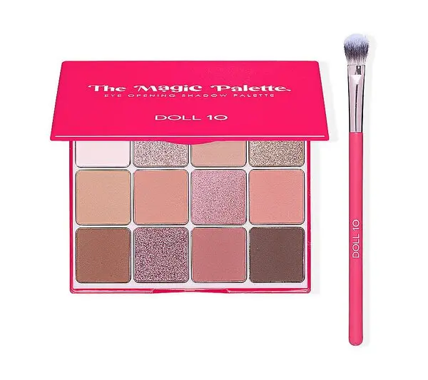 DOLL 10 Magic Eye Opening Shadow Palette With Brush