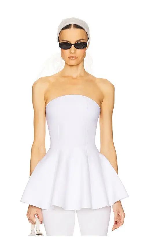 HELSA Maude Knit Top - Ivory
